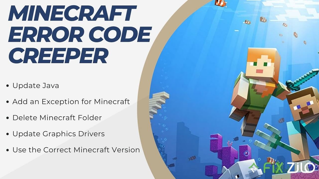 Tips To Fix The Error Code Creeper In Minecraft